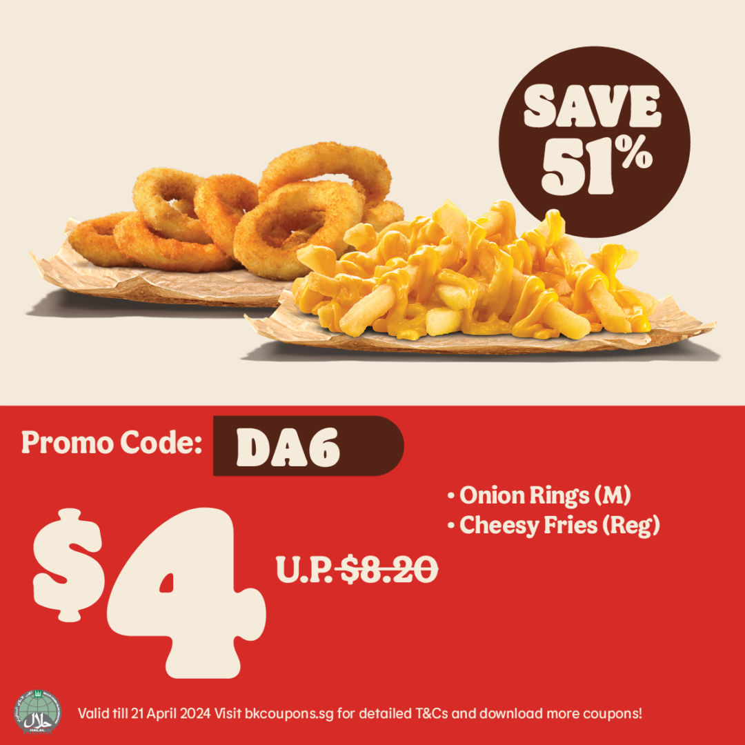 BURGER KING® Coupon Discounts up to 50% off Burgers & Meals
