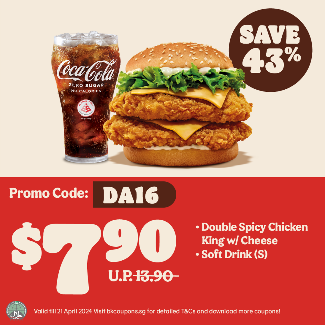 BURGER KING® Coupon Discounts up to 50% off Burgers & Meals