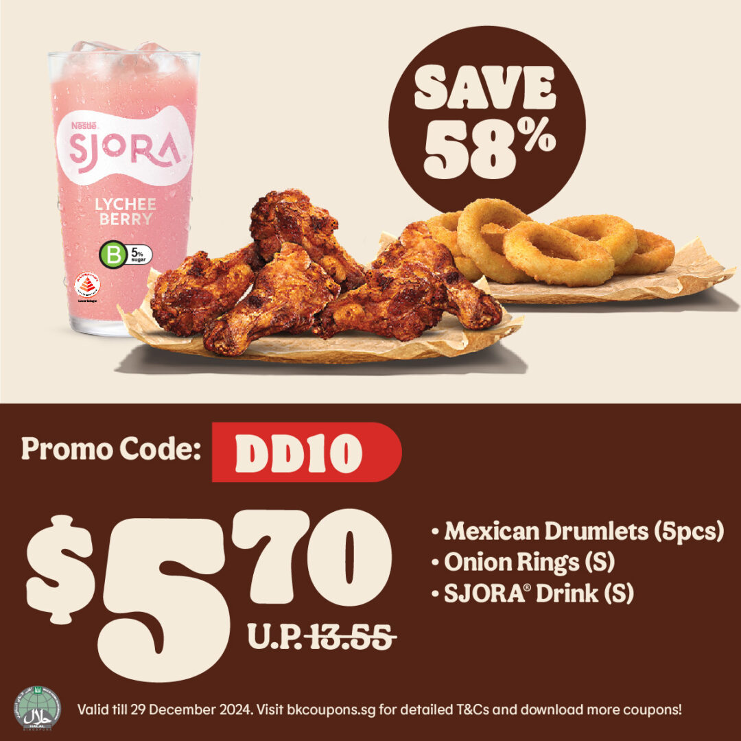 BURGER KING® Coupon Discounts up to 50% off Burgers & Meals