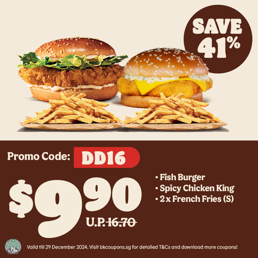 BURGER KING® Coupon Discounts up to 50% off Burgers & Meals
