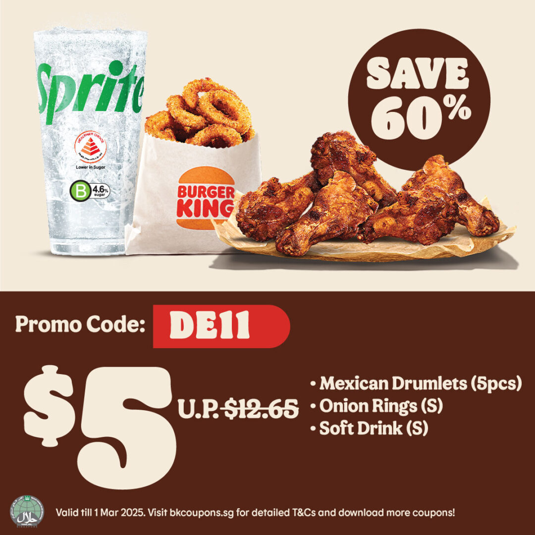 BURGER KING® Coupon Discounts up to 50% off Burgers & Meals